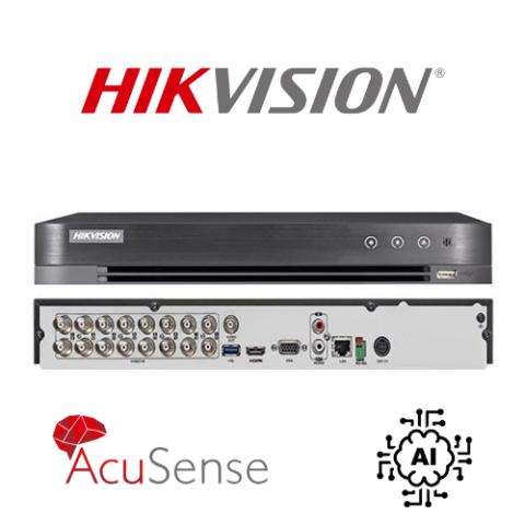 DVR DE 16 CANALES HIKVISION ACUSENSE - Venprotech